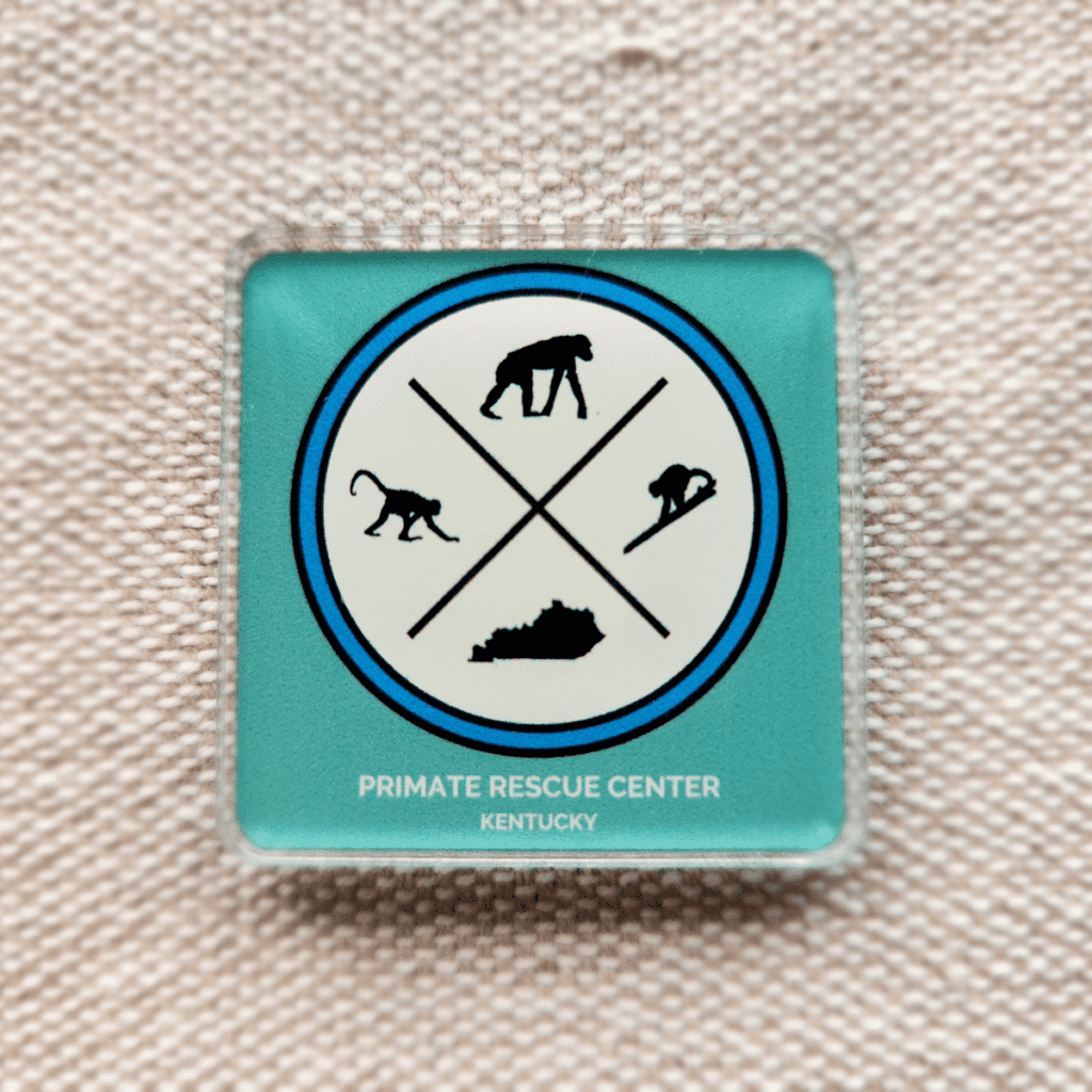 Acrylic Lapel Pin | Primate Rescue Center